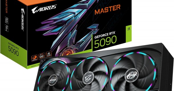 GIGABYTE AORUS GeForce RTX 5090 MASTER 32G – NVIDIA Blackwell ...