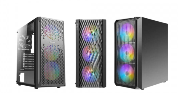 Case Antec NX290- NX291- NX292 4Fan(3*120M ARGB) (1*120M)Normal+PSU ...