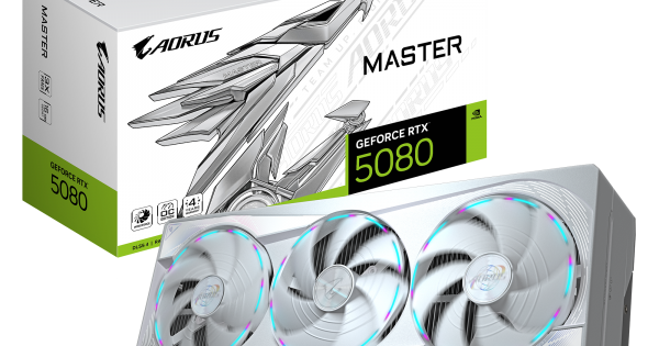 AORUS GeForce RTX 5080 MASTER ICE 16G – Blackwell Architecture, 16GB ...