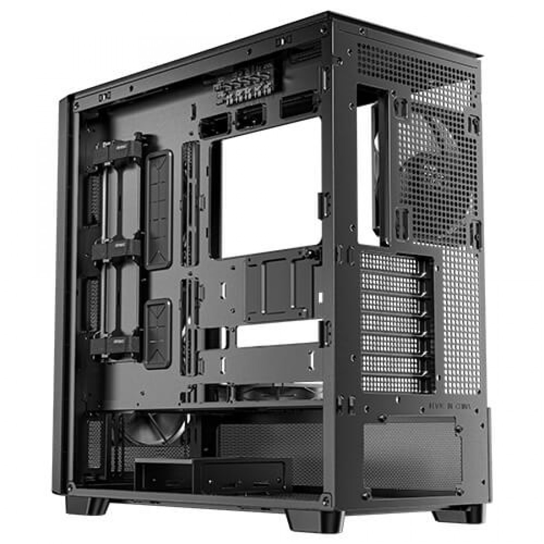 ANTEC FLUX Mid Tower Case BLACK