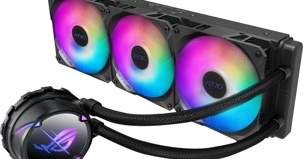 ASUS ROG Strix LC II 360 ARGB All-in-one AIO Liquid CPU Cooler 360mm ...