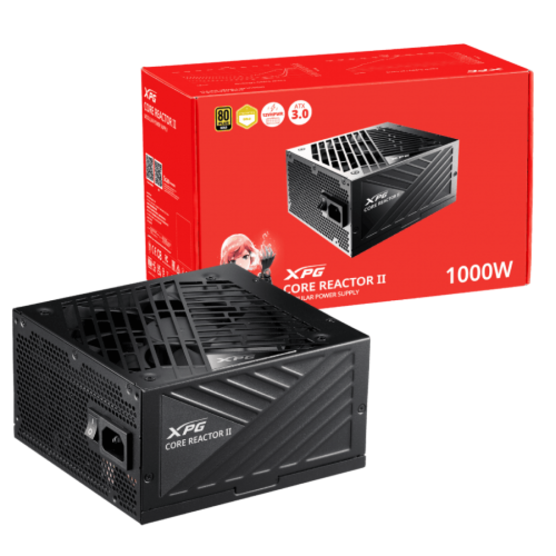 XPG Core Reactor II Modular PSU ATX3.0 - 80 Plus Gold - ATX - Fully ...