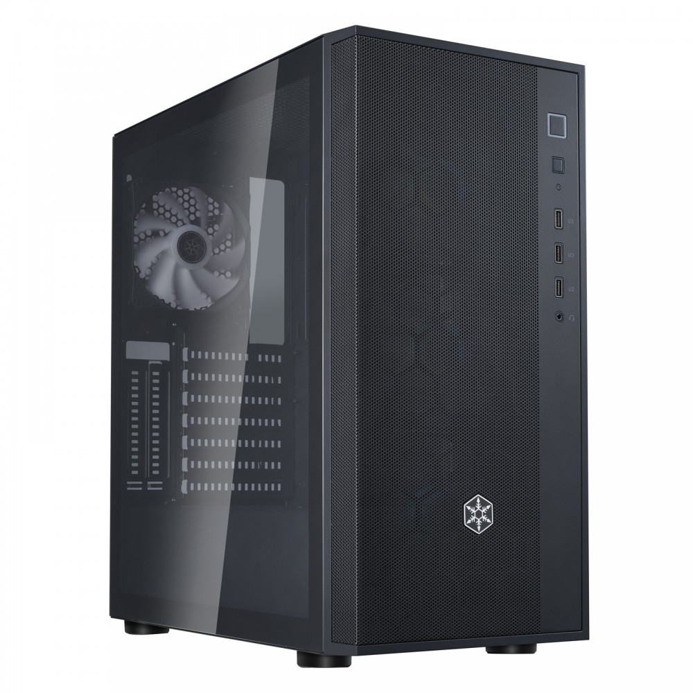 Silverstone FARA R1 PRO, Tempered Glass, mid Tower ATX Chassis with ...